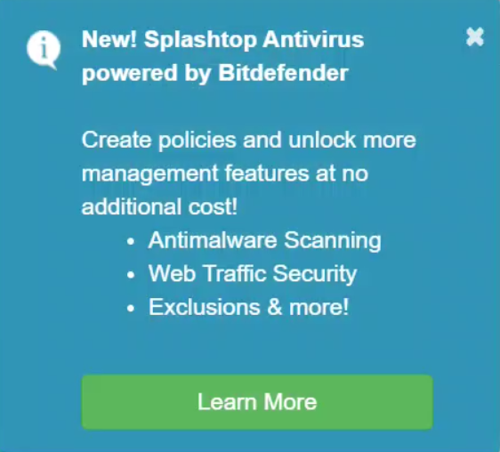 Info for Previous Bitdefender Integration Customers – Splashtop Business - Support