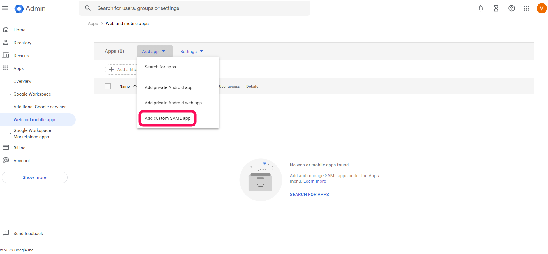 SSO setup - Google Workspace (SAML2.0) – Splashtop Business - Support