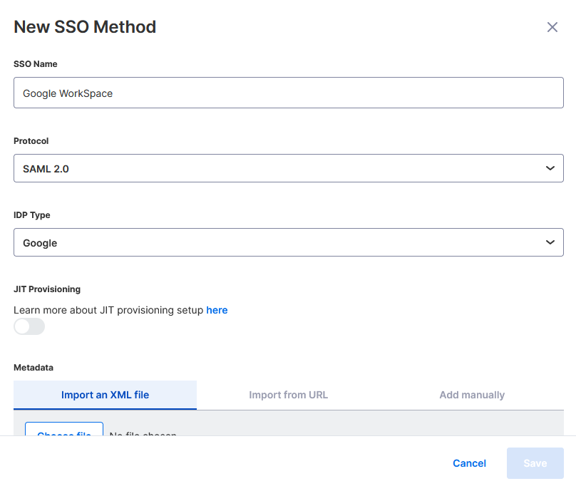 SSO setup - Google Workspace (SAML2.0) – Splashtop Business - Support