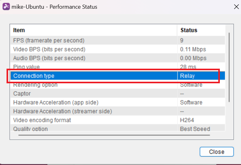 How do I check if a session was a direct connection (local connection ...