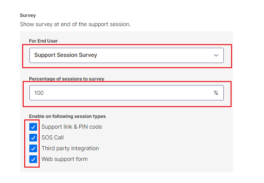 Service Desk: Surveys – Splashtop Business - Support