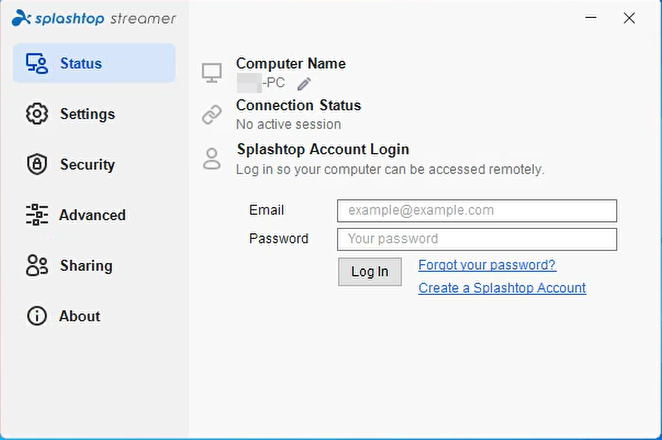 Splashtop Streamer: Deployed vs. Login – Splashtop Business - Support