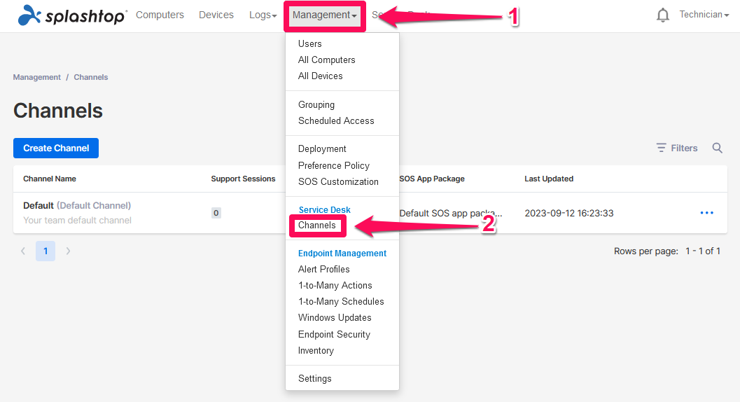 Service Desk: Web Support Form – Splashtop Business - Support