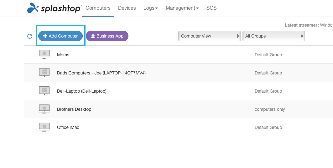 How to quickly access & copy your deployment streamer link – Splashtop ...