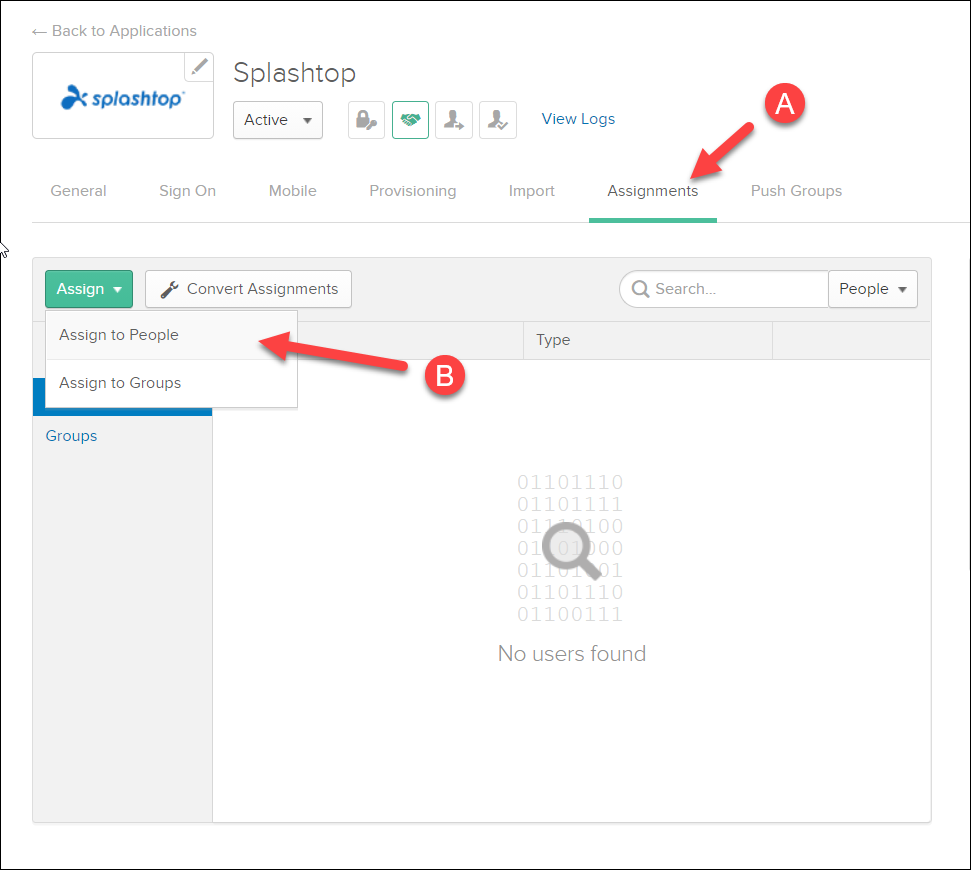 Provisioning setup - Okta (SCIM) – Splashtop Business - Support