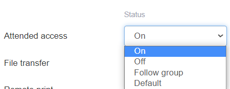 Granular Control – Splashtop Business - Support