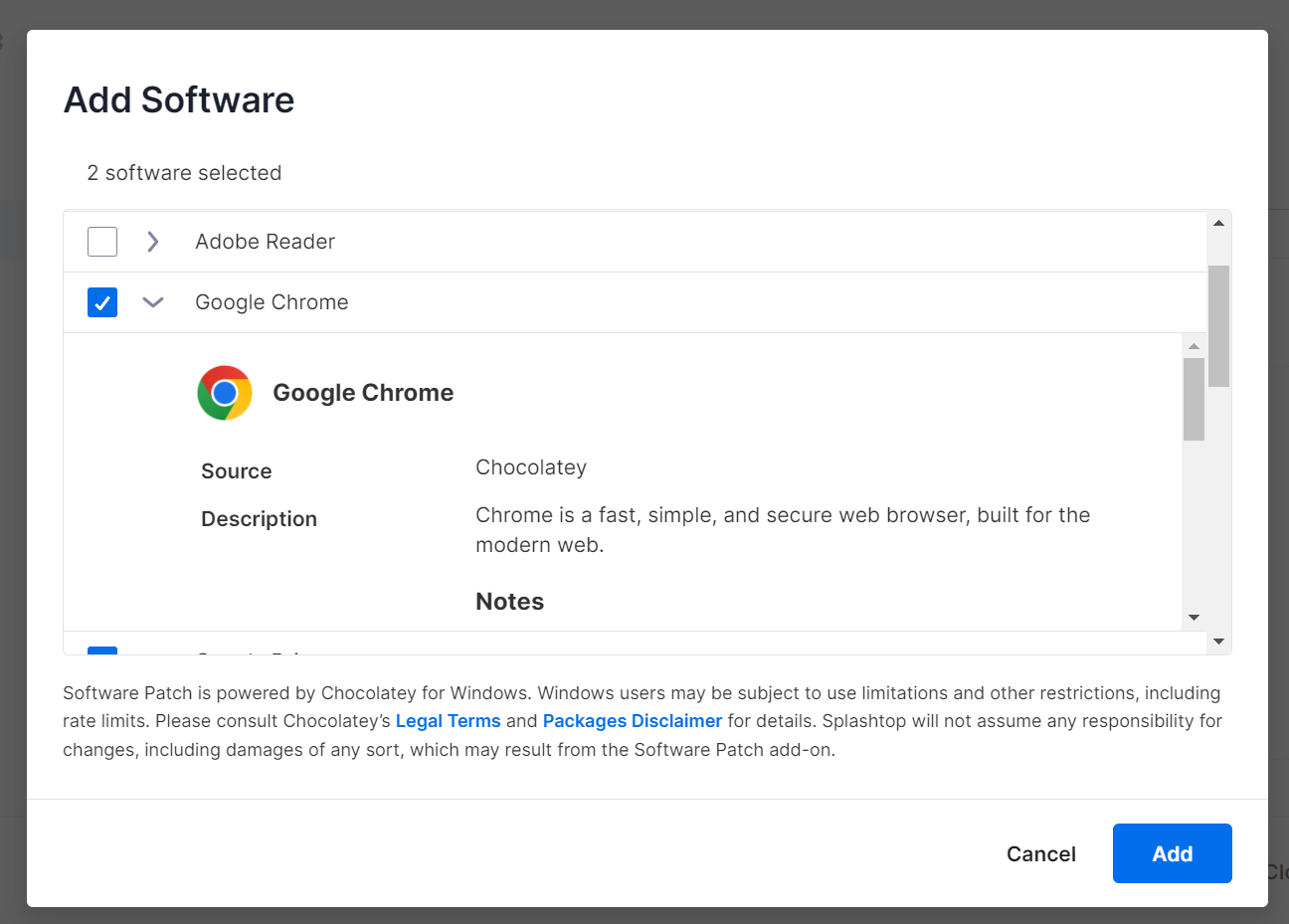 Software Patch – Splashtop Business - Support