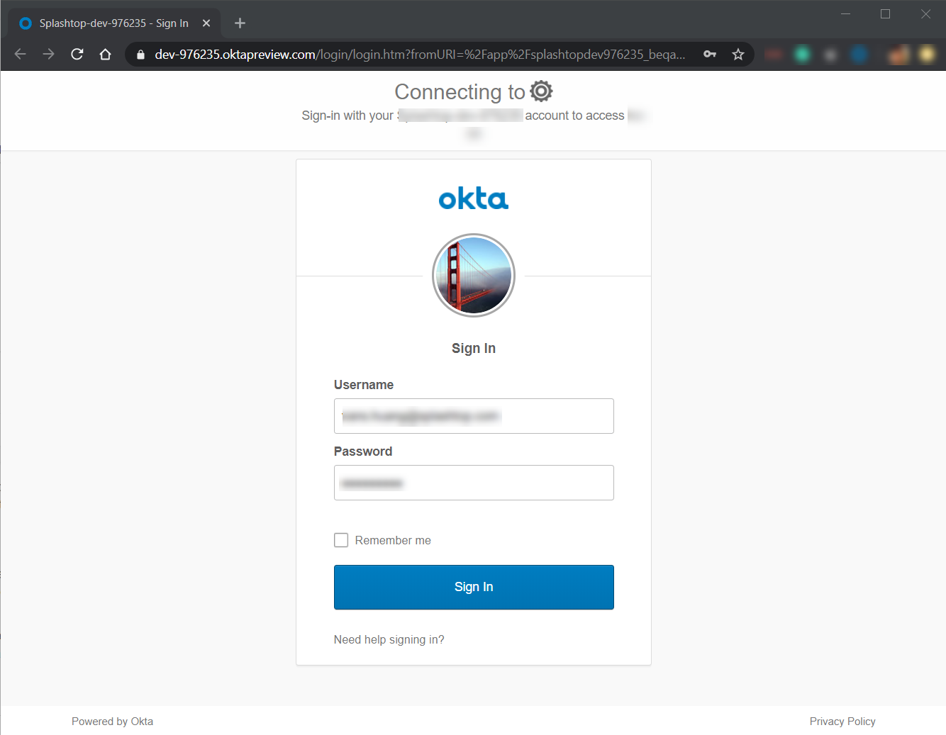 How can I log in using an SSO account? – Splashtop Business - Support