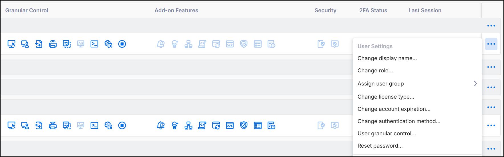 Granular Control – Splashtop Business - Support