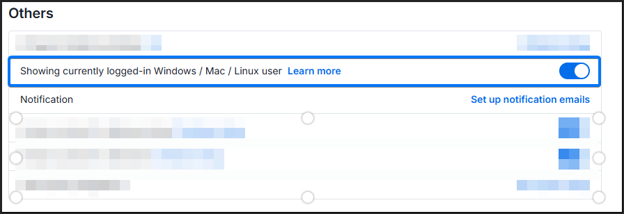 Display logged-in user setting – Splashtop Business - Support