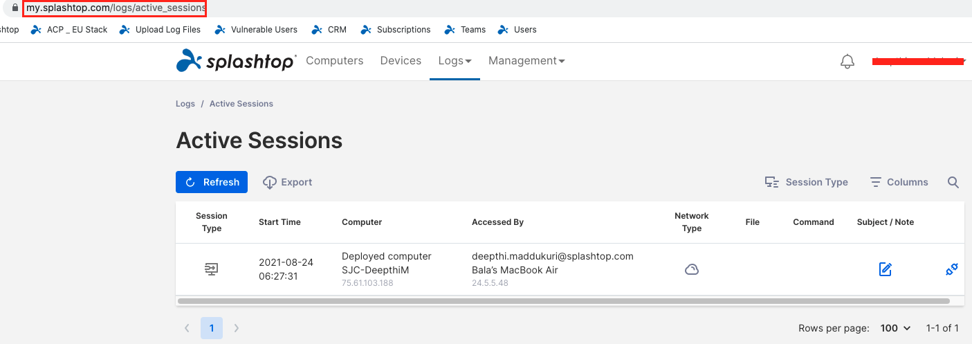 Can't establish multiple sessions on different devices – Splashtop ...